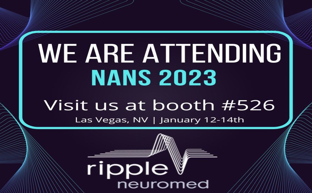 Ripple is at NANS 2023! - Ripple Neuromed